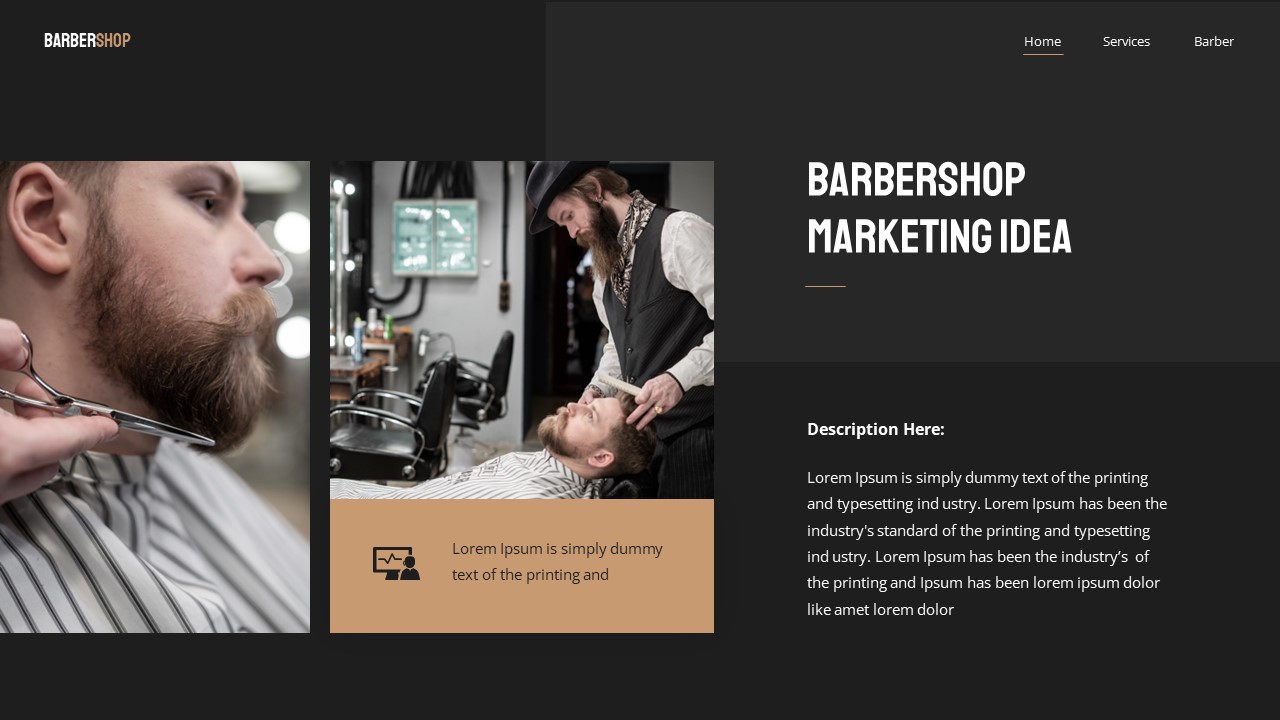 Barbershop Powerpoint Template, Presentation Templates | GraphicRiver