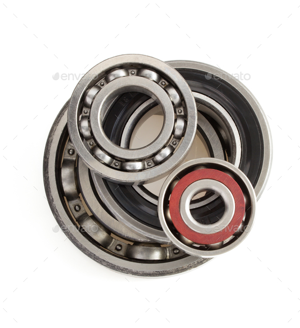 bearings tool on white Stock Photo by seregam | PhotoDune