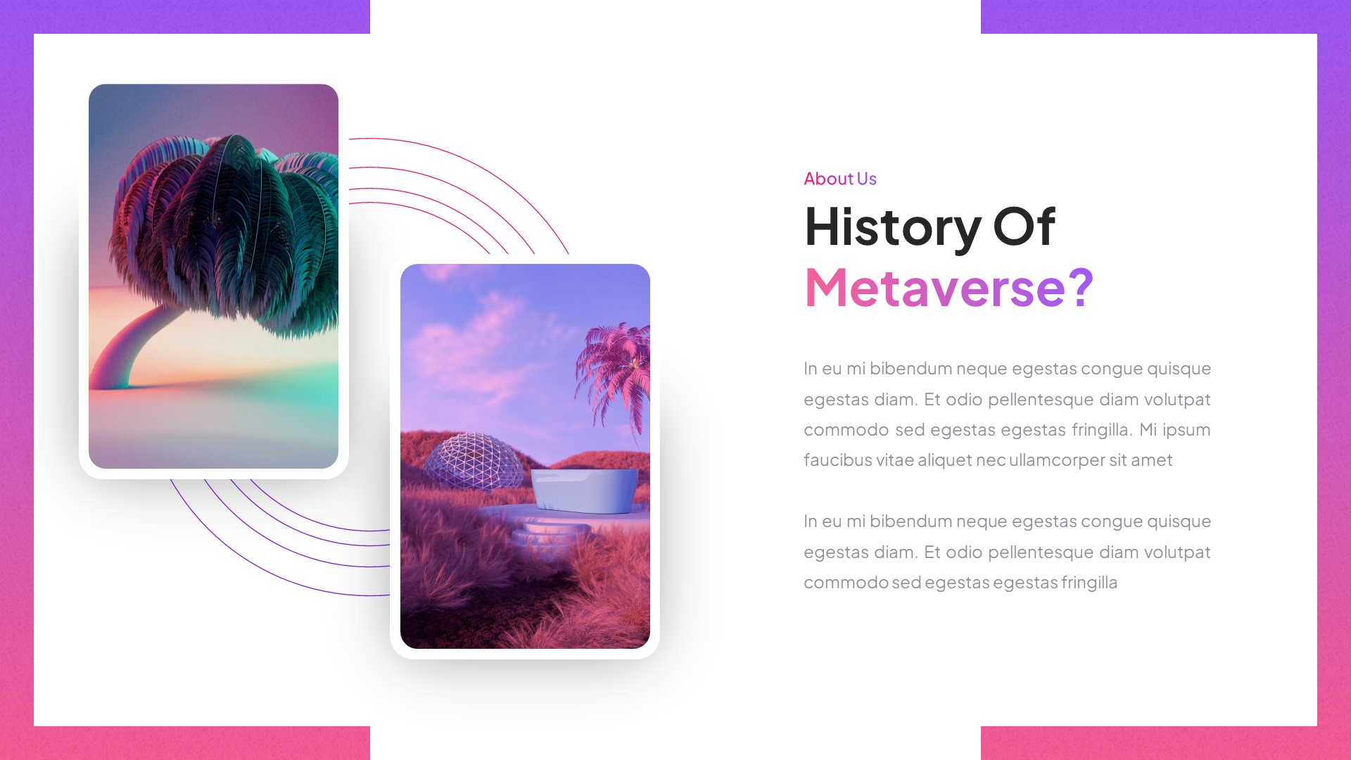 View - Virtual Reality & Metaverse PowerPoint Template, Presentation ...