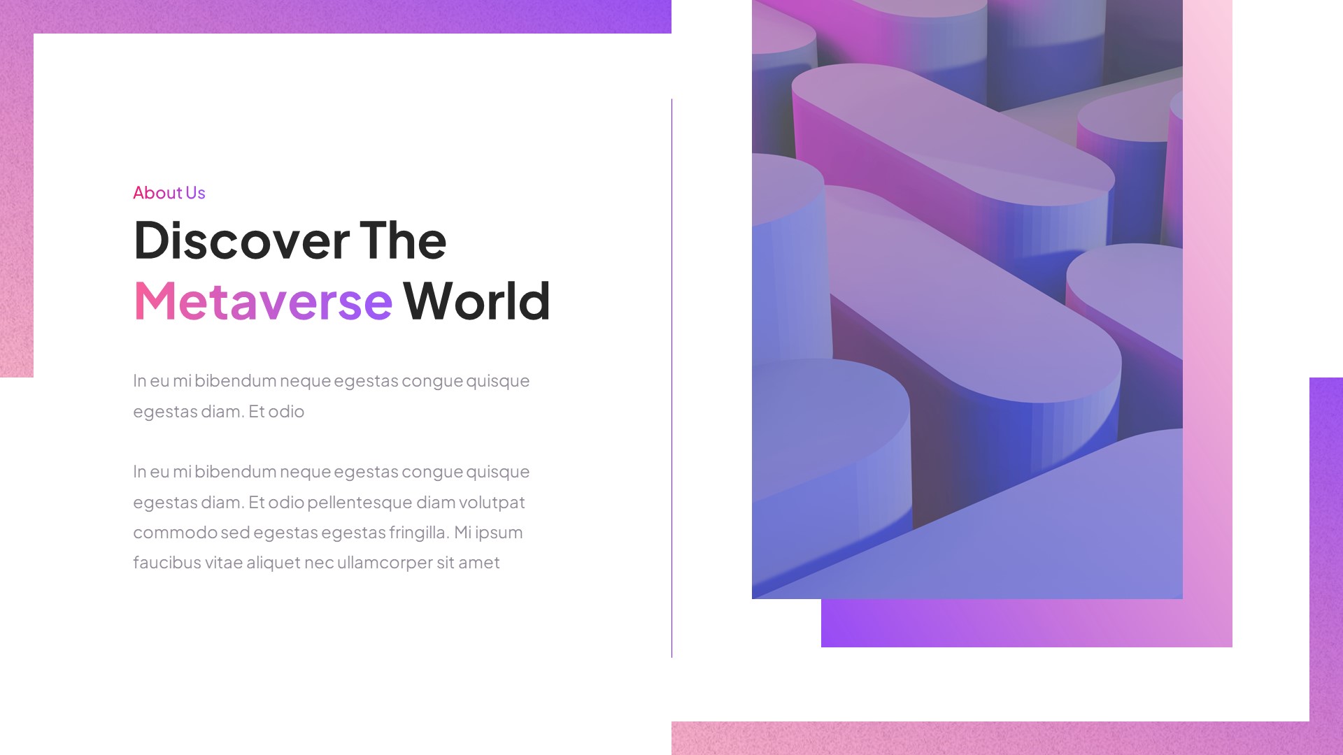 View - Virtual Reality & Metaverse PowerPoint Template, Presentation ...