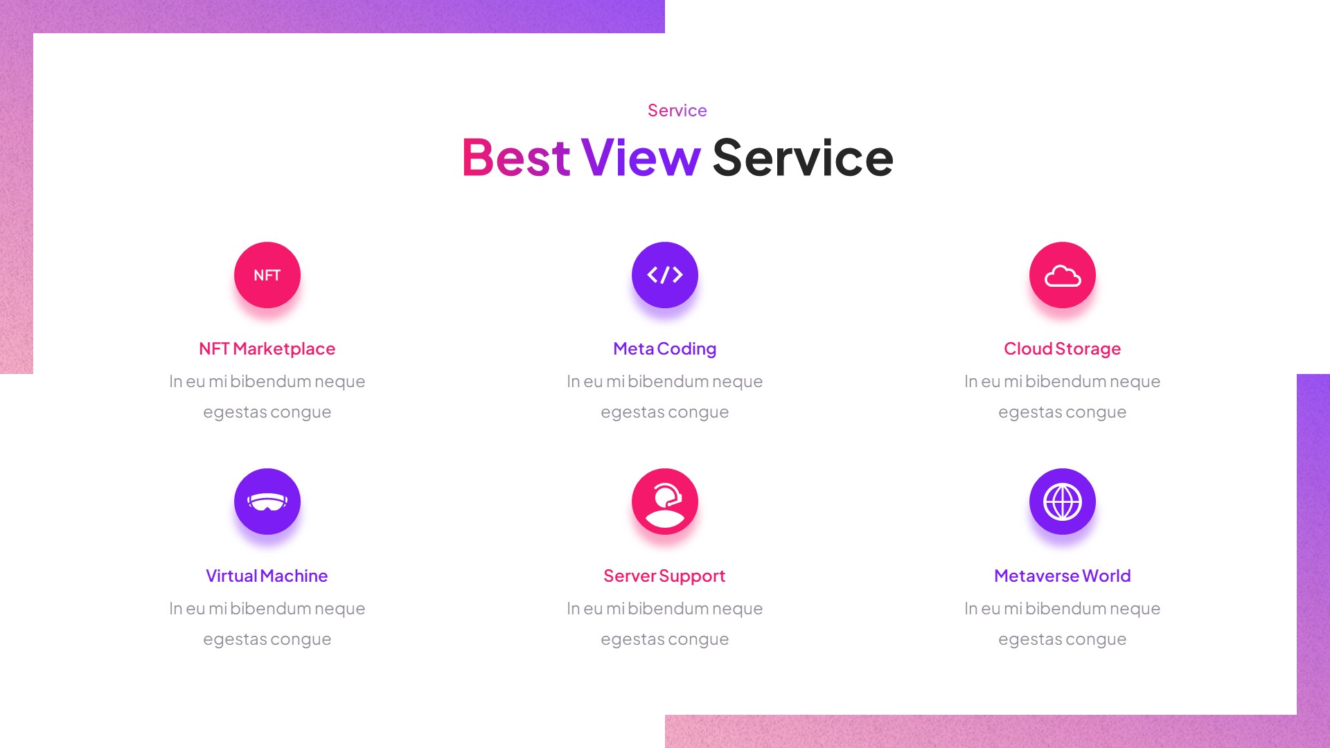 View - Virtual Reality & Metaverse PowerPoint Template, Presentation ...