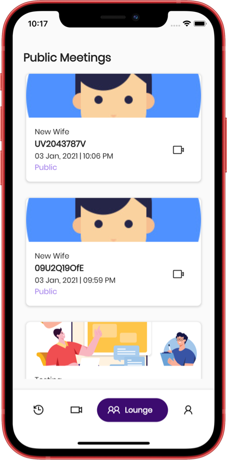 MeetUp - Android, iOS and Web Video Conference App for Meeting, Webinar ...