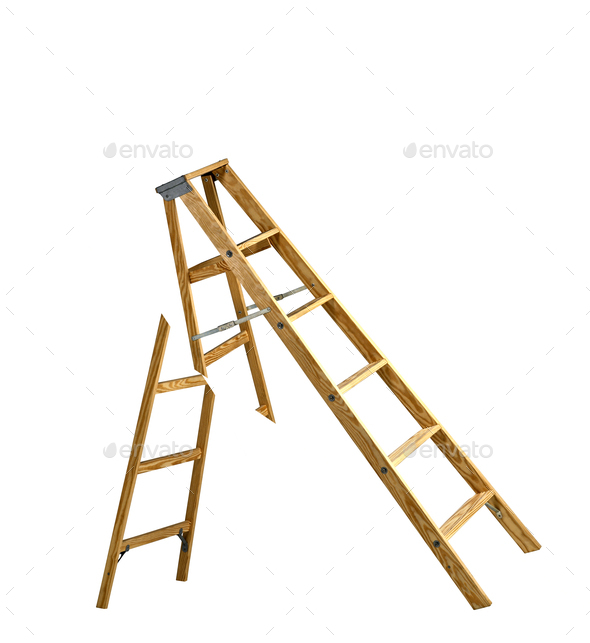 broken ladder Stock Photo by ozaiachin | PhotoDune