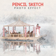 Pencil Sketch Photo Effect Mockup, Add-ons | GraphicRiver