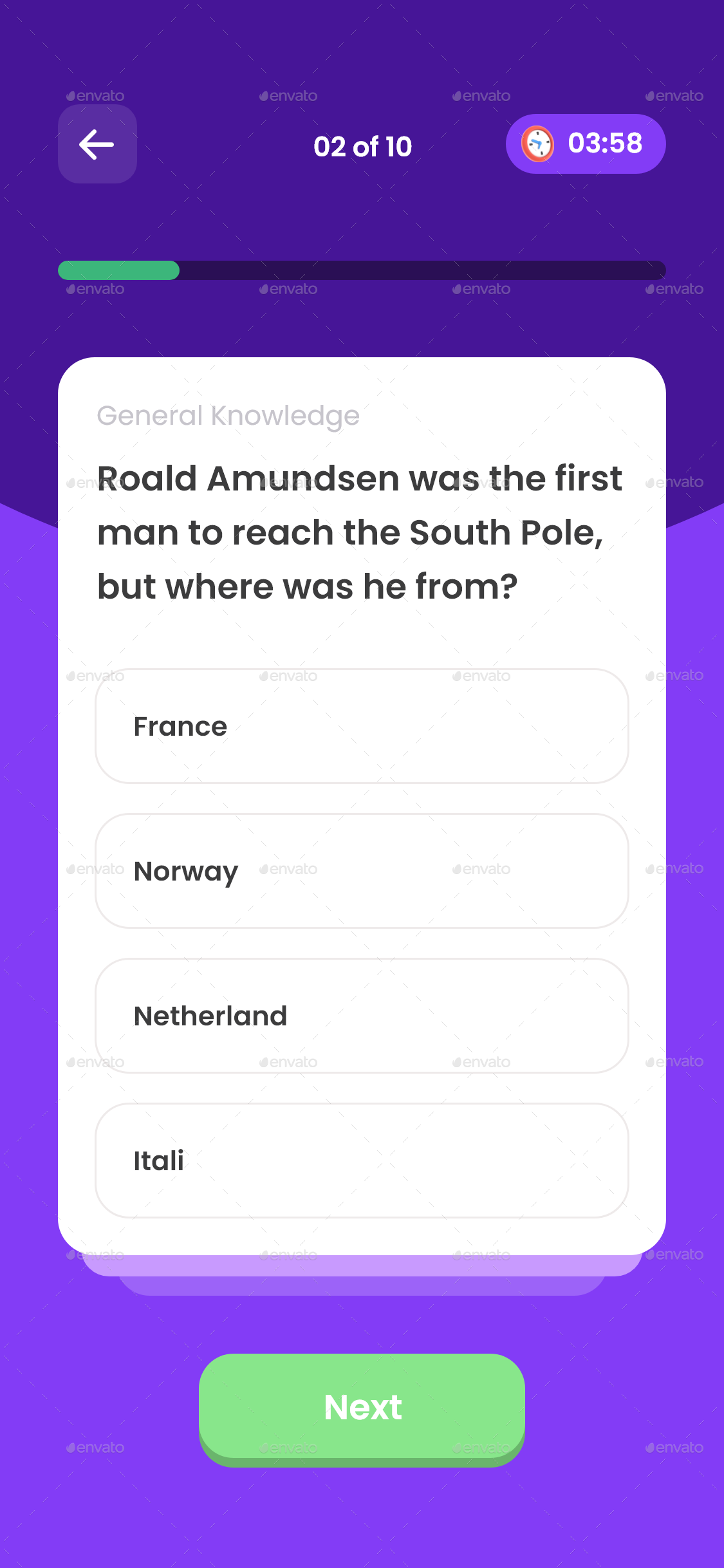 Quiz App UI Kit | Solo, Multiplayer, 1vs1 Quiz Contest App UI Kit ...