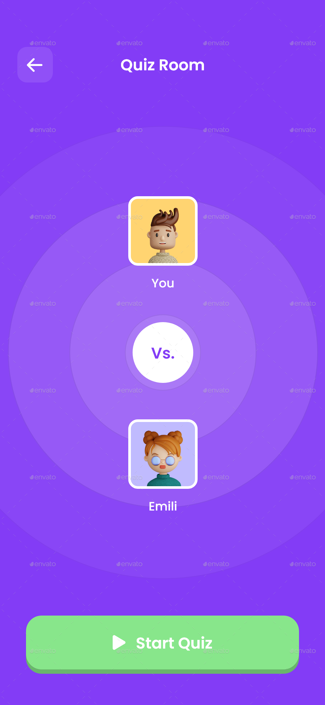 Quiz App UI Kit | Solo, Multiplayer, 1vs1 Quiz Contest App UI Kit ...
