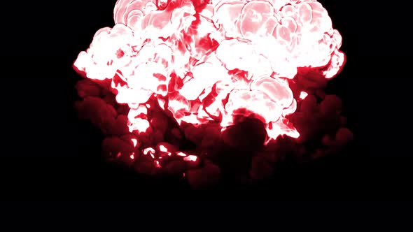 Red Fire Explosion 4K, Motion Graphics | VideoHive