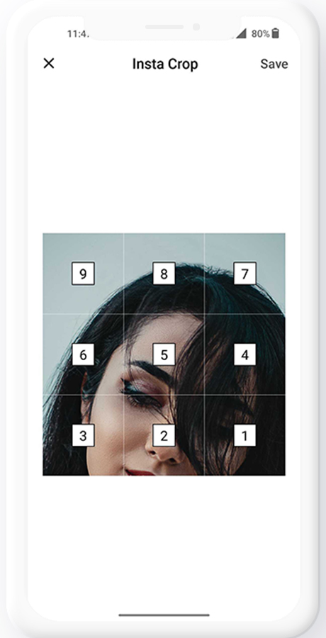 Nine Cut For Insta | 9 Cut Grid Maker | Admob Ads by VocsyInfotech