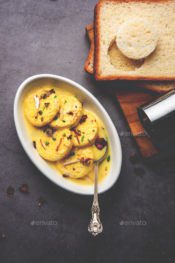 Bread Rasmalai is the tweaked version of traditional Ras malai using ...