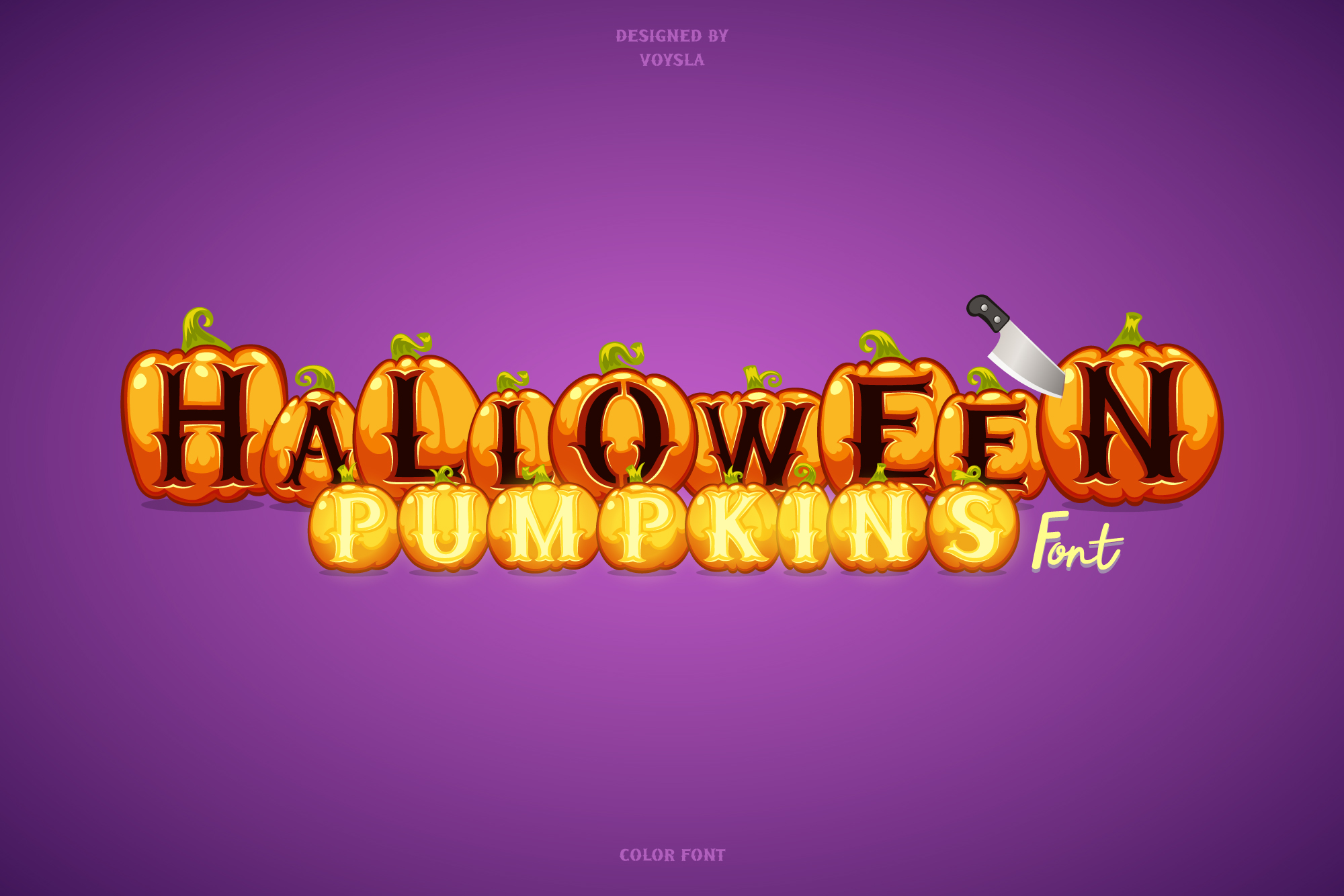 Halloween Pumpkins, Fonts | GraphicRiver