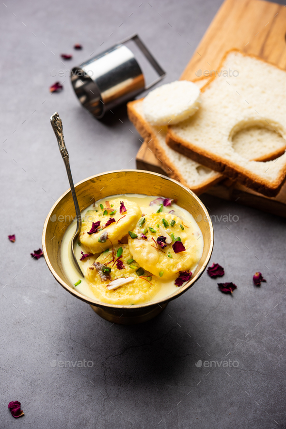 Bread Rasmalai is the tweaked version of traditional Ras malai using ...