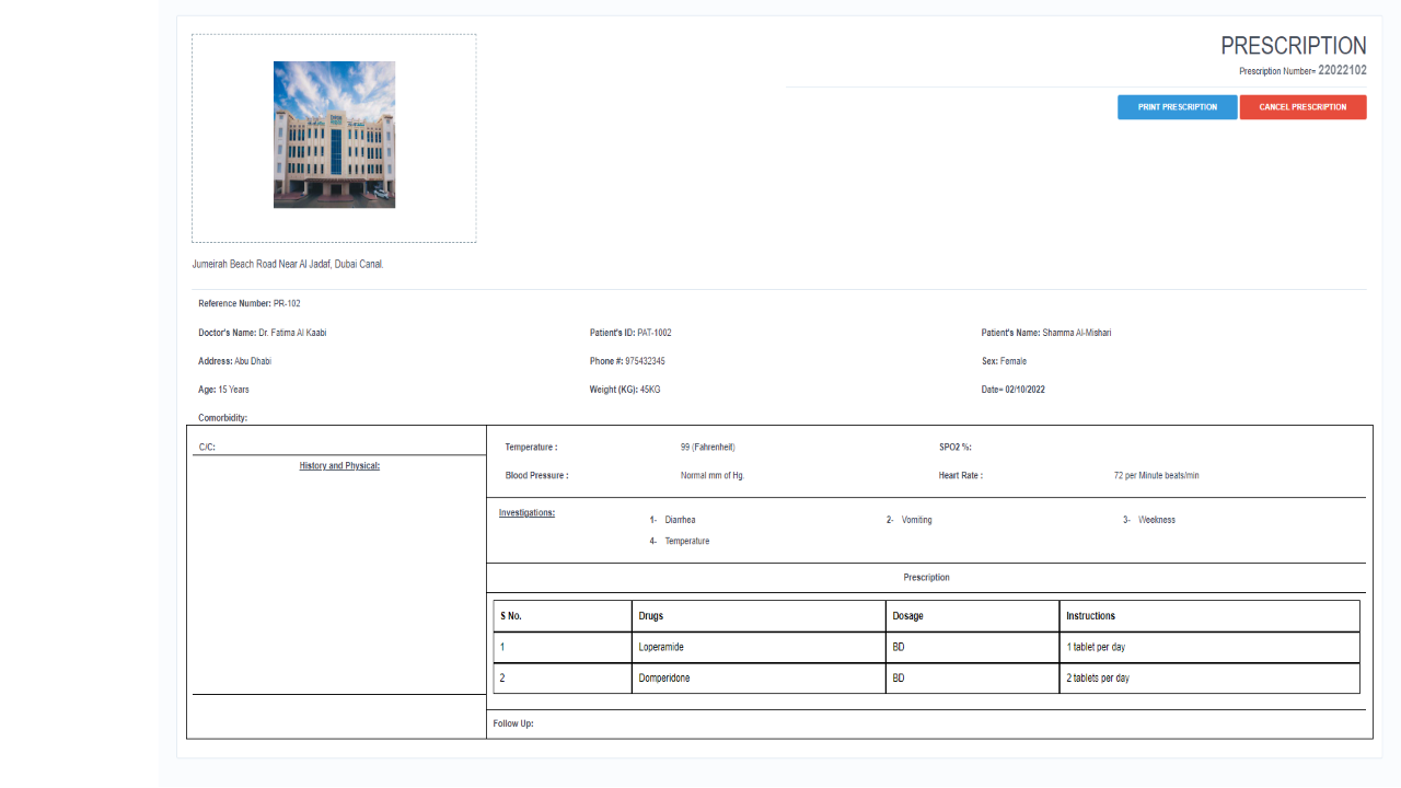 Prescription Management System by muhammad_idrees | CodeCanyon