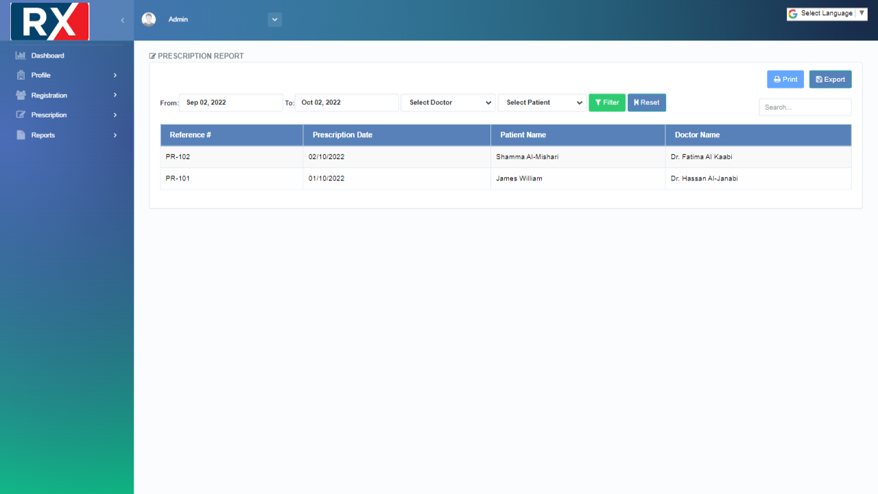 Prescription Management System by muhammad_idrees | CodeCanyon