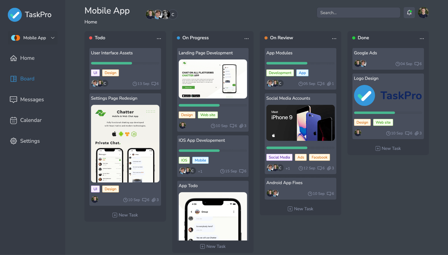 TaskPro | Mobile & Web Task Management App by Code-UI | CodeCanyon