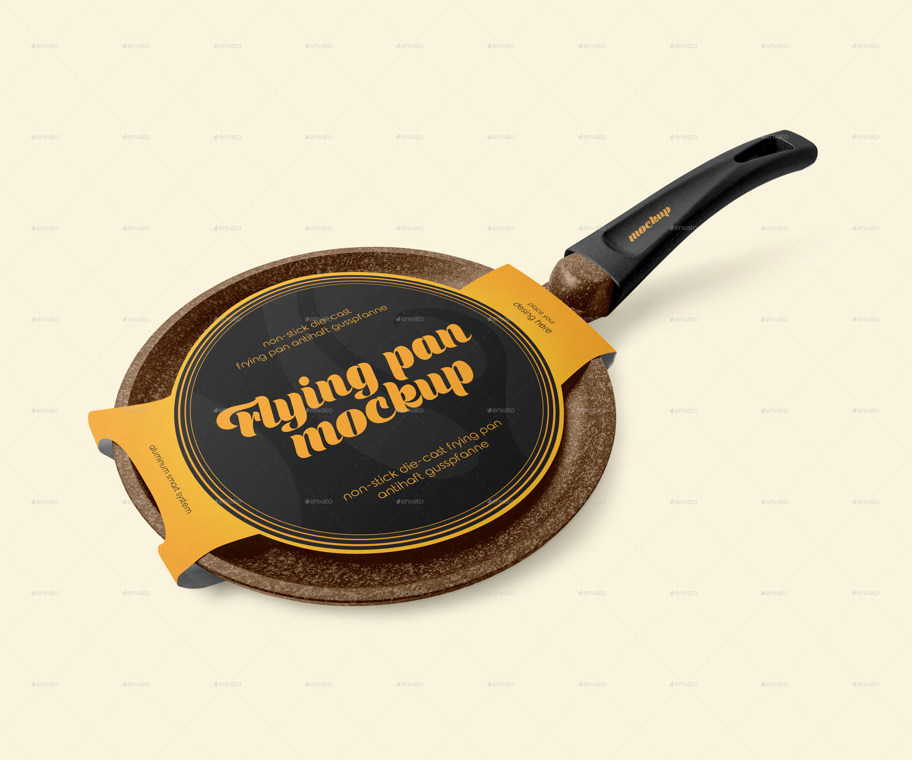 Frying Pan Mockup Set, Graphics | GraphicRiver