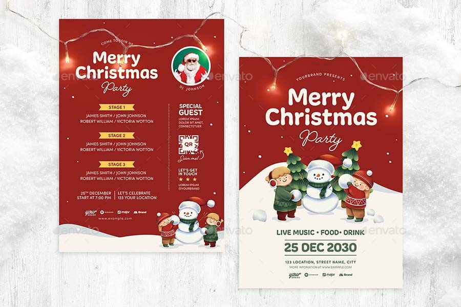 Christmas Flyer, Print Templates | GraphicRiver
