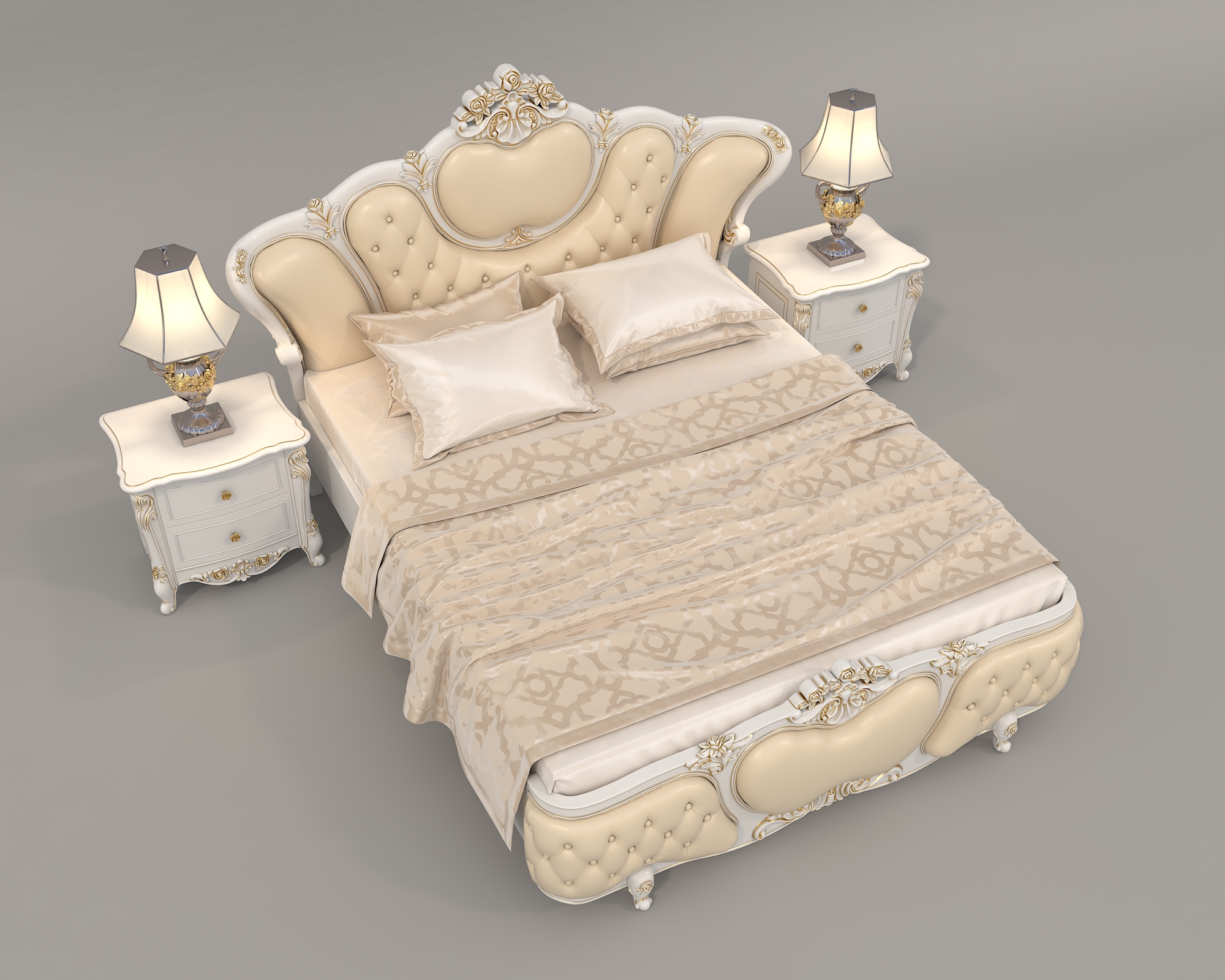 European Style Bed Set 15 by nhattuankts | 3DOcean