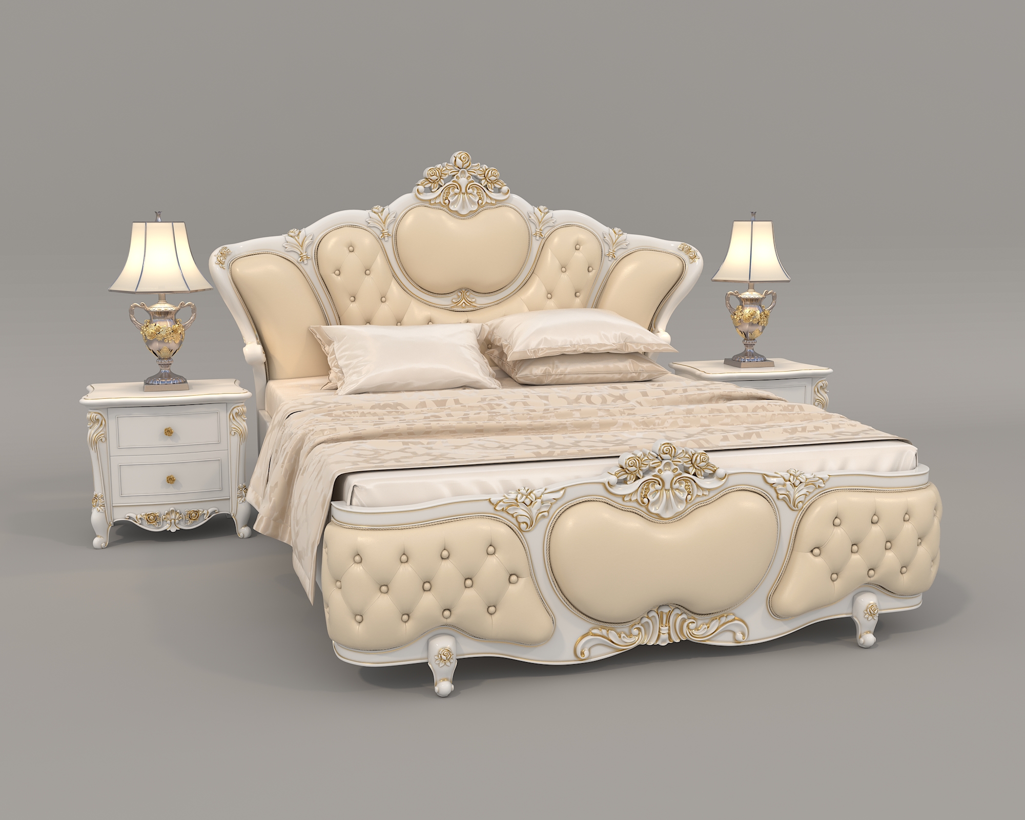 European Style Bed Set 15 by nhattuankts | 3DOcean