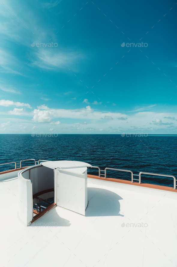 Upper deck with stairs of a boat Stock Photo by SkyNextphoto | PhotoDune