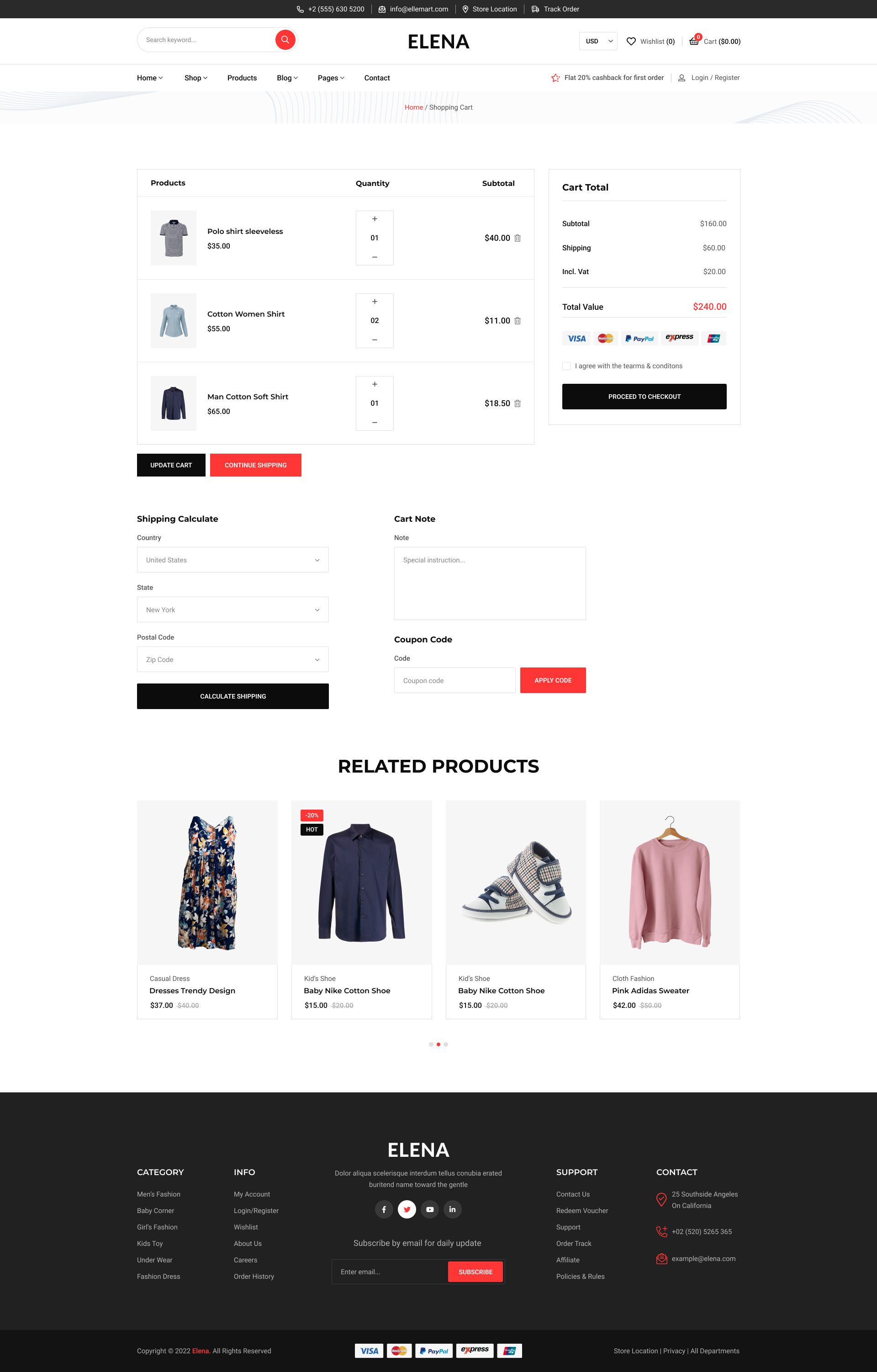 Elena - Multipurpose Ecommerce Figma Template by Webtend | ThemeForest