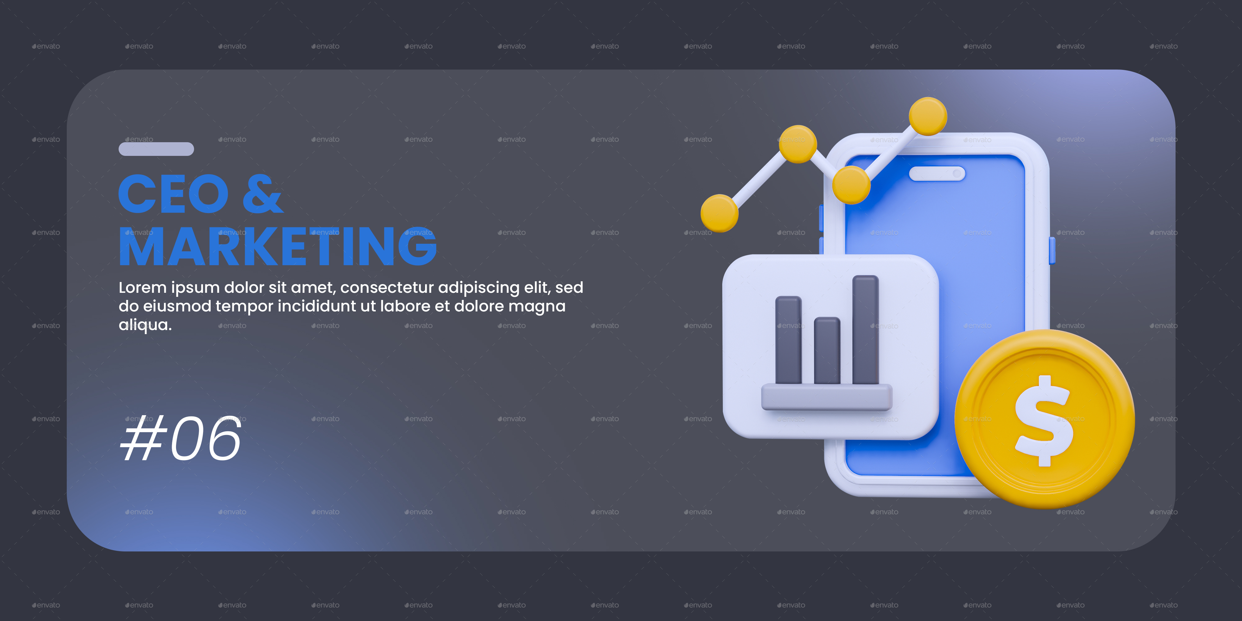 3d CEO & Digital Marketing Icon Pack, Graphics | GraphicRiver