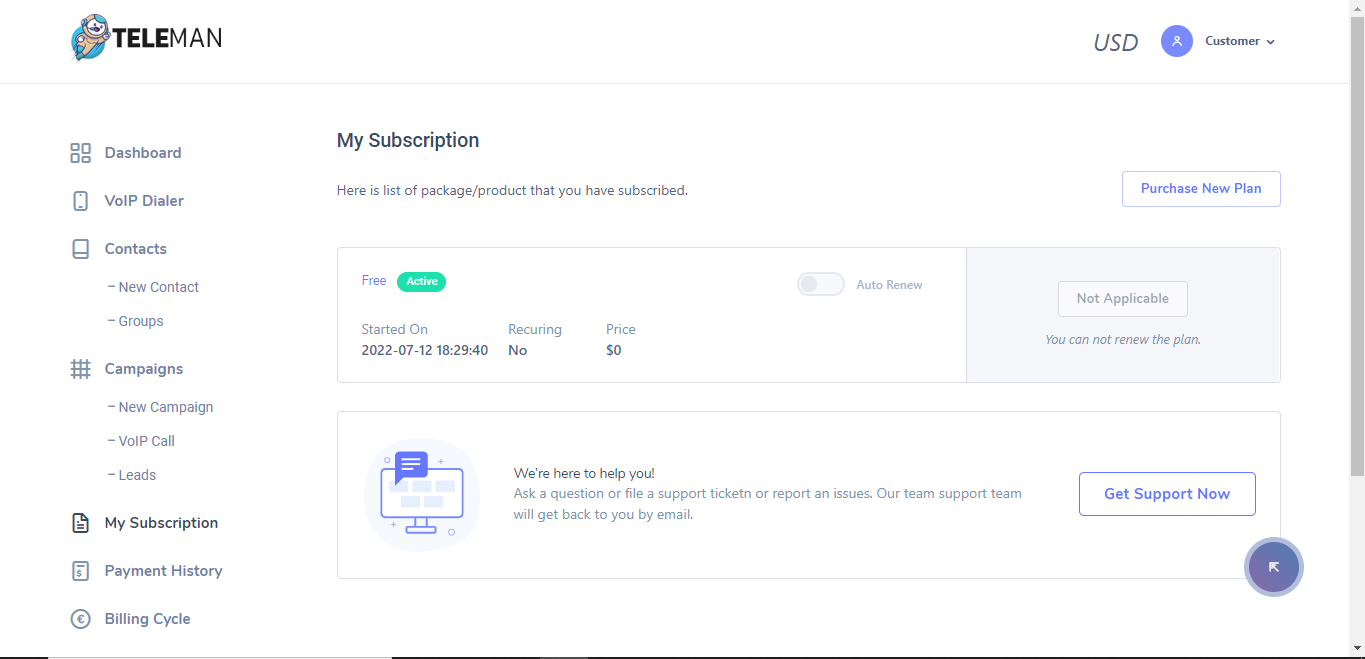 Teleman - Telemarketing & VoIP Service SaaS Application by thecodestudio