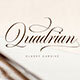 Quadrian - Elegant Script, Fonts | GraphicRiver