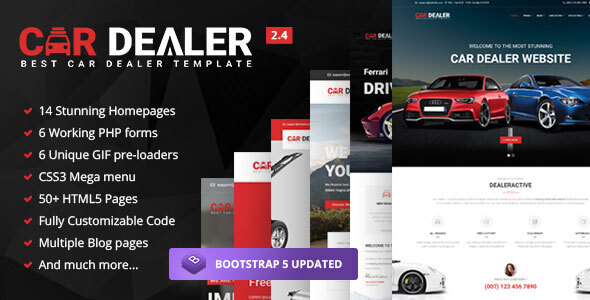 Car Dealer - Automotive Responsive HTML5 Template by Potenzaglobalsolutions