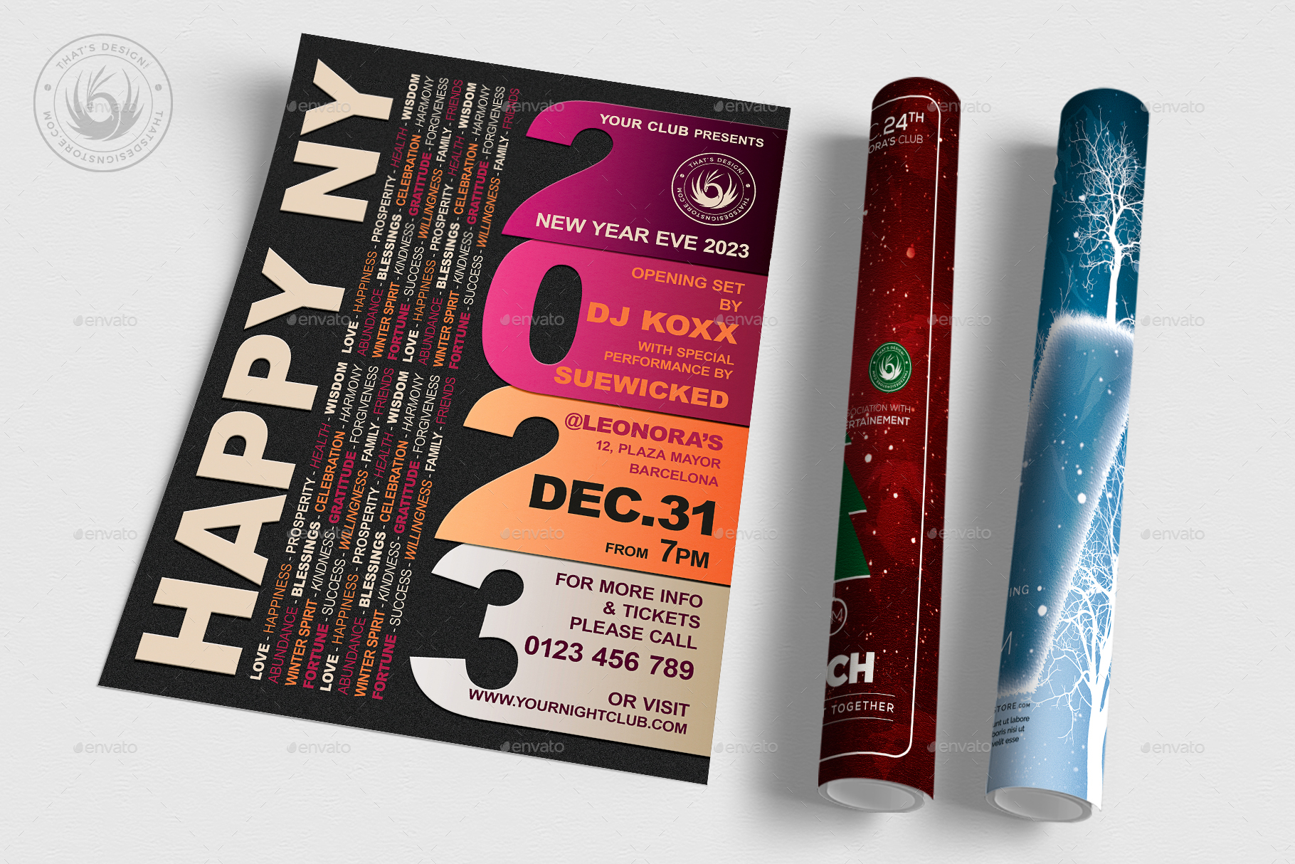 Winter Events Flyer Bundle V3, Print Templates | GraphicRiver