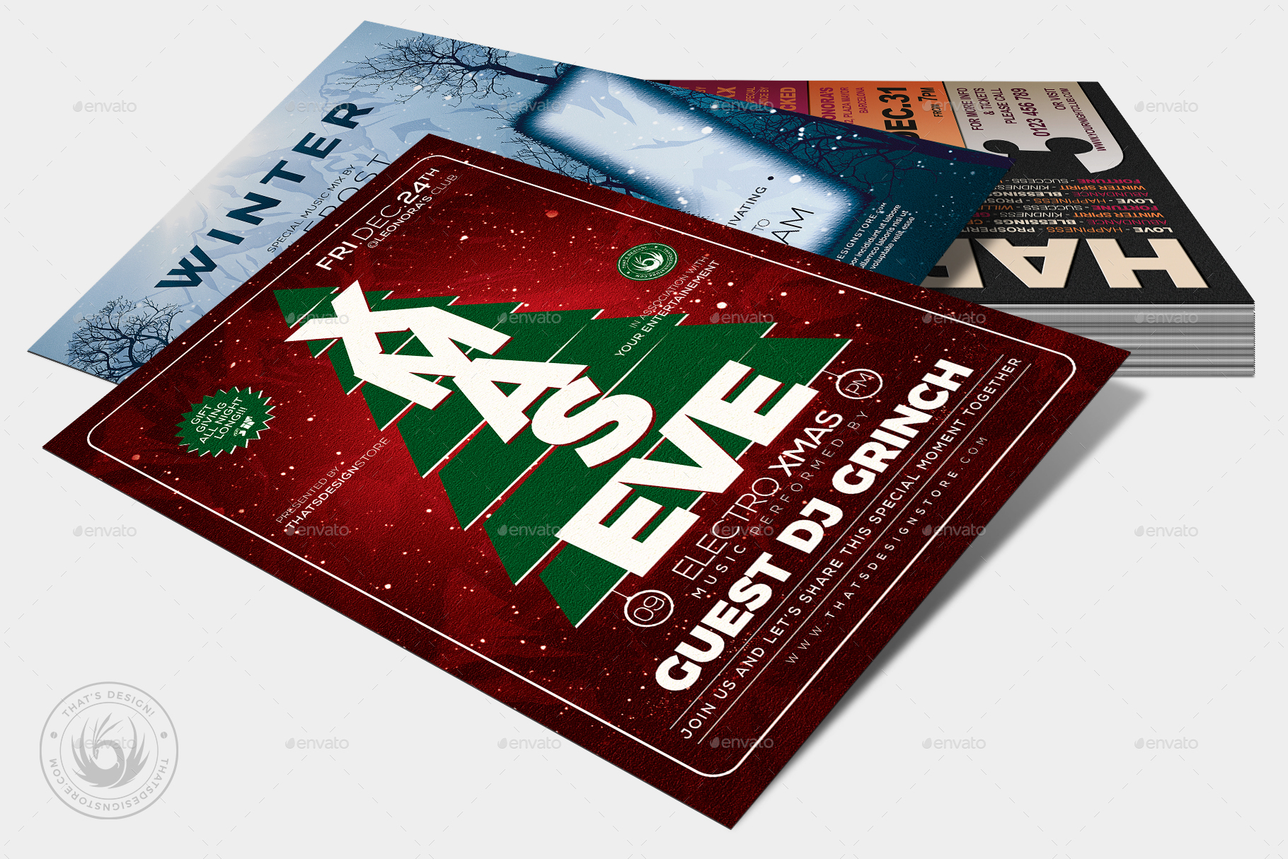 Winter Events Flyer Bundle V3, Print Templates | GraphicRiver