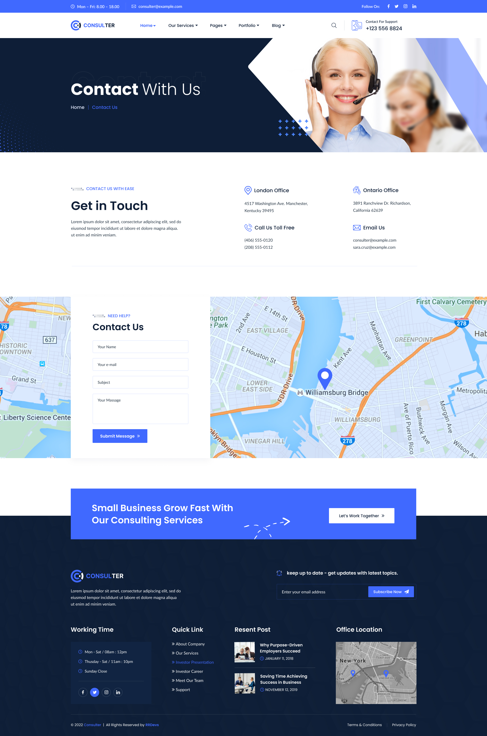 Consulter – Business Consulting Figma Template by RRdevs | ThemeForest