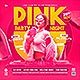 Pink Party Flyer, Print Templates | GraphicRiver