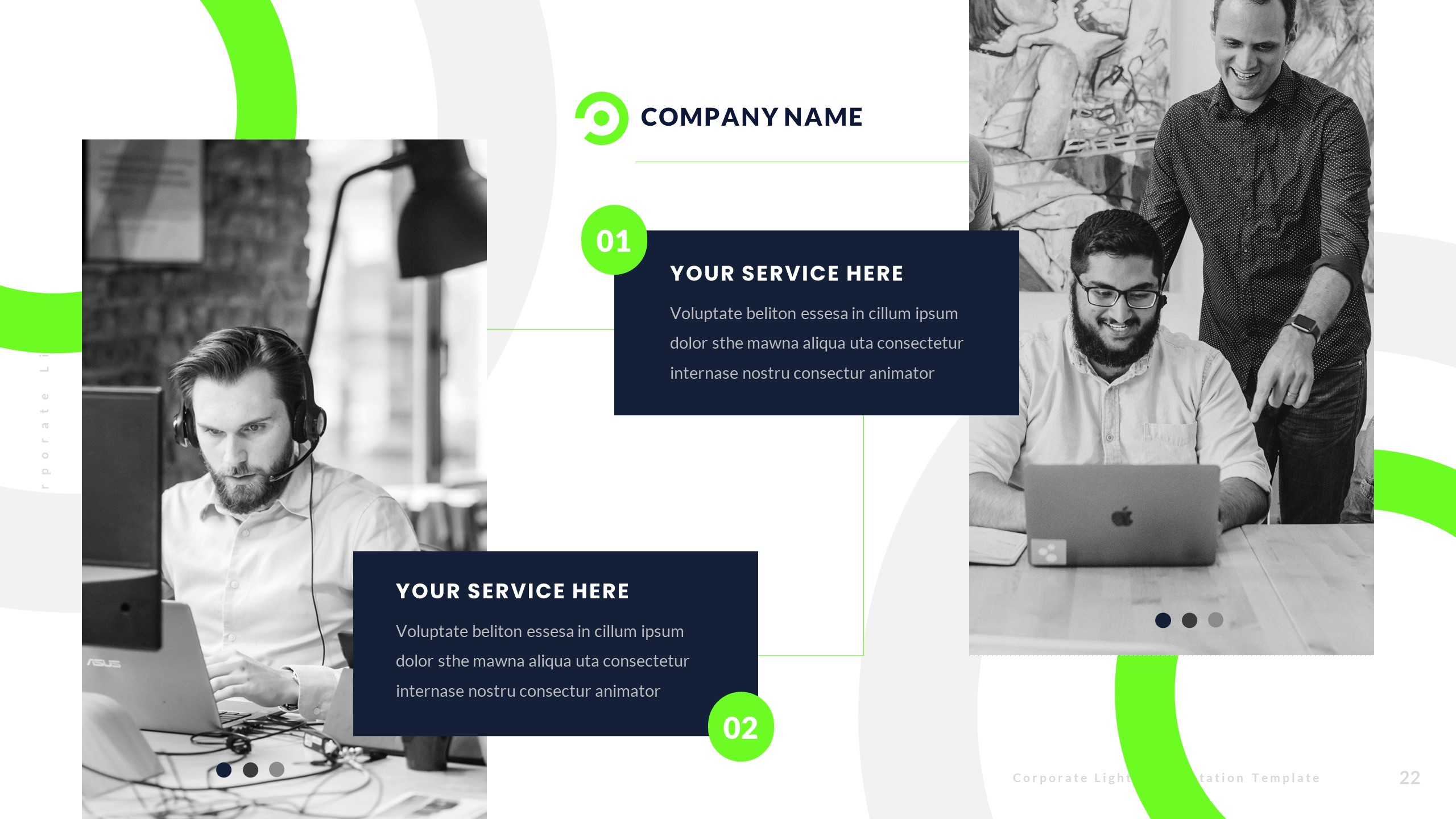 Corporate Light - Google Slides Modern Presentation Template ...