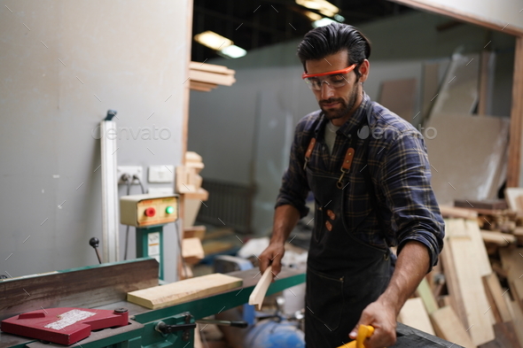 Carpenters Assembling Furniture, small business workshop office ...