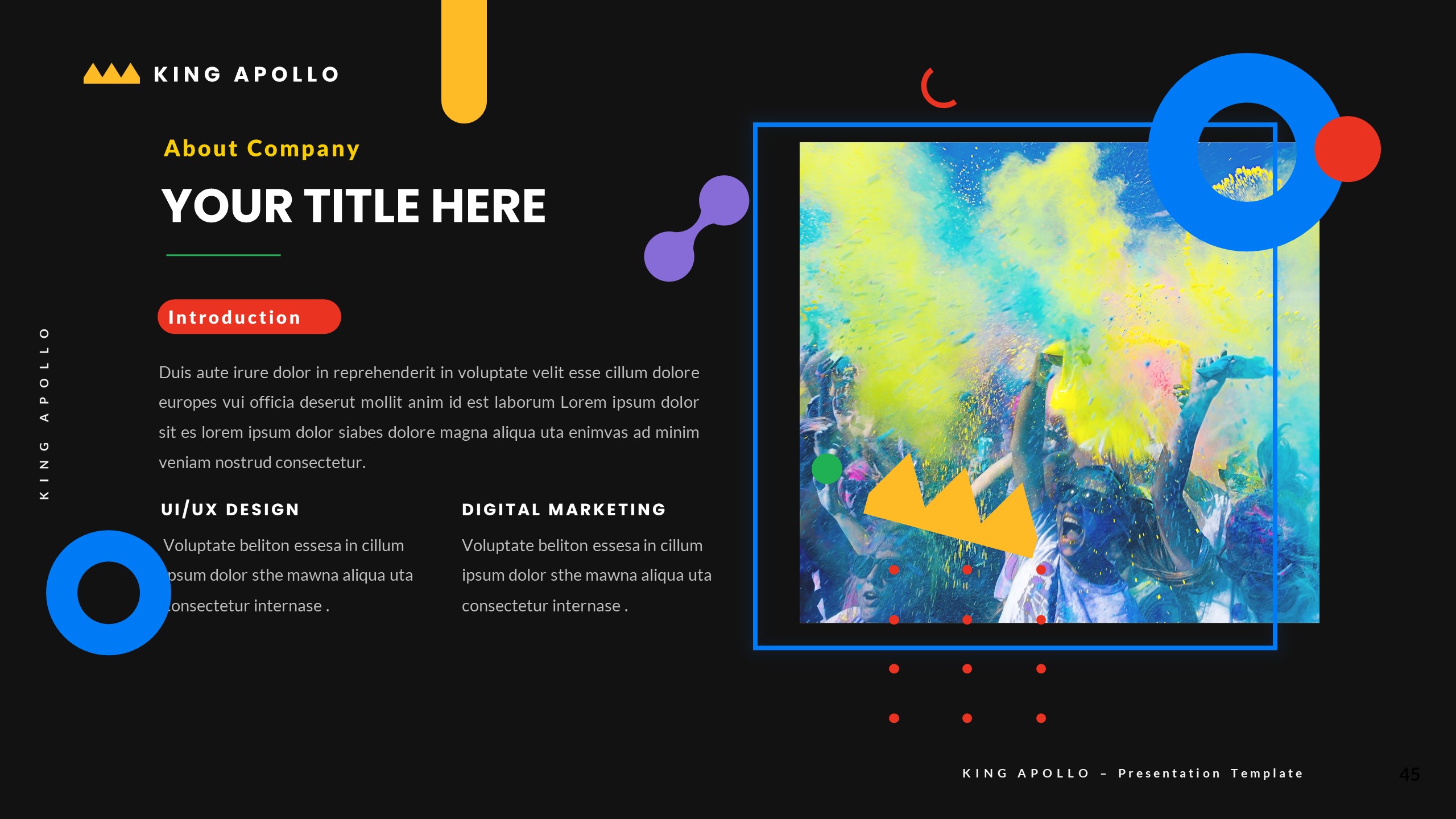 King Apollo Slides - Google Slides Modern Presentation Template ...