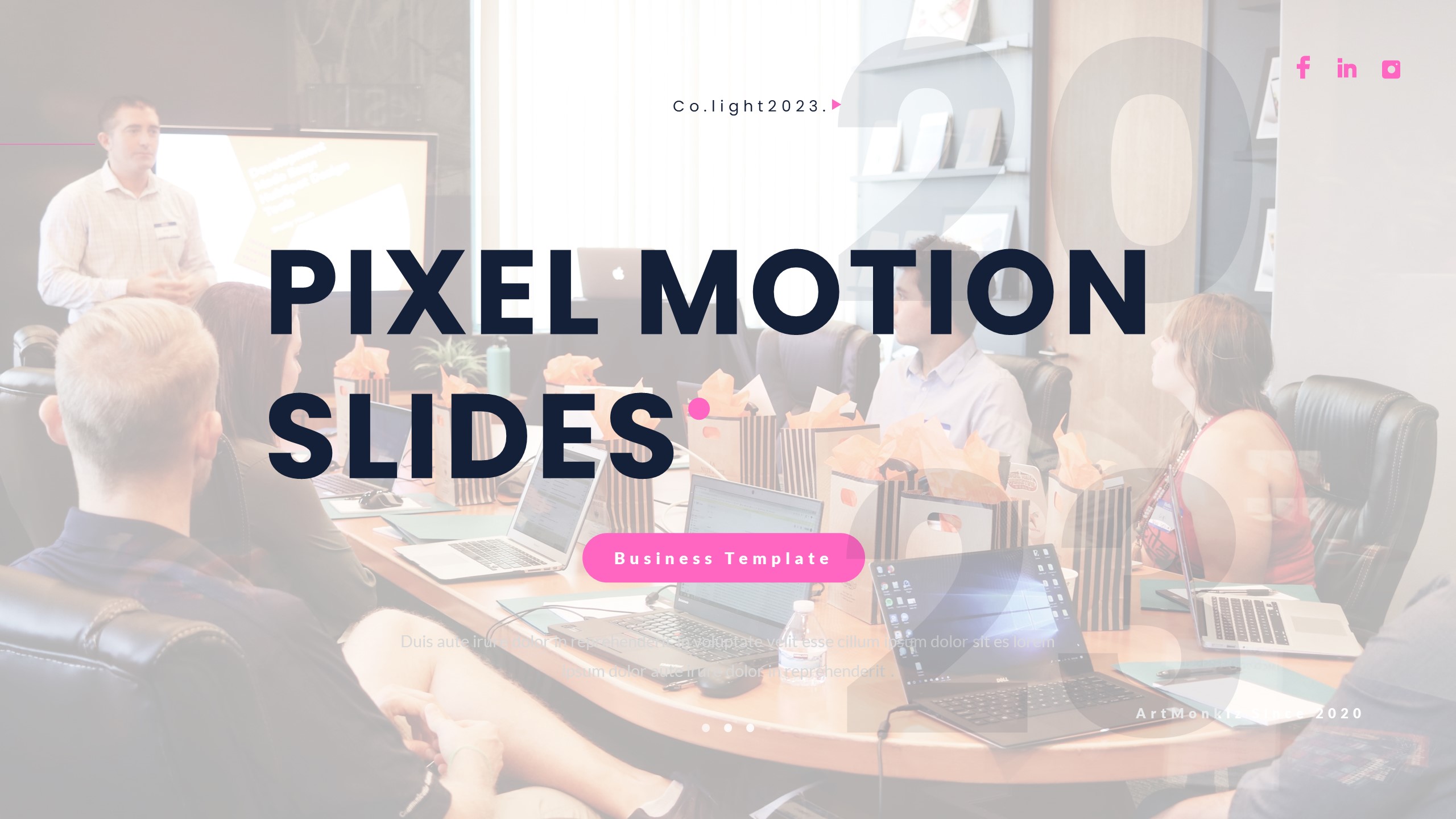 Pixel Motion Slides - Google Slides Business Plan Presentation Template ...