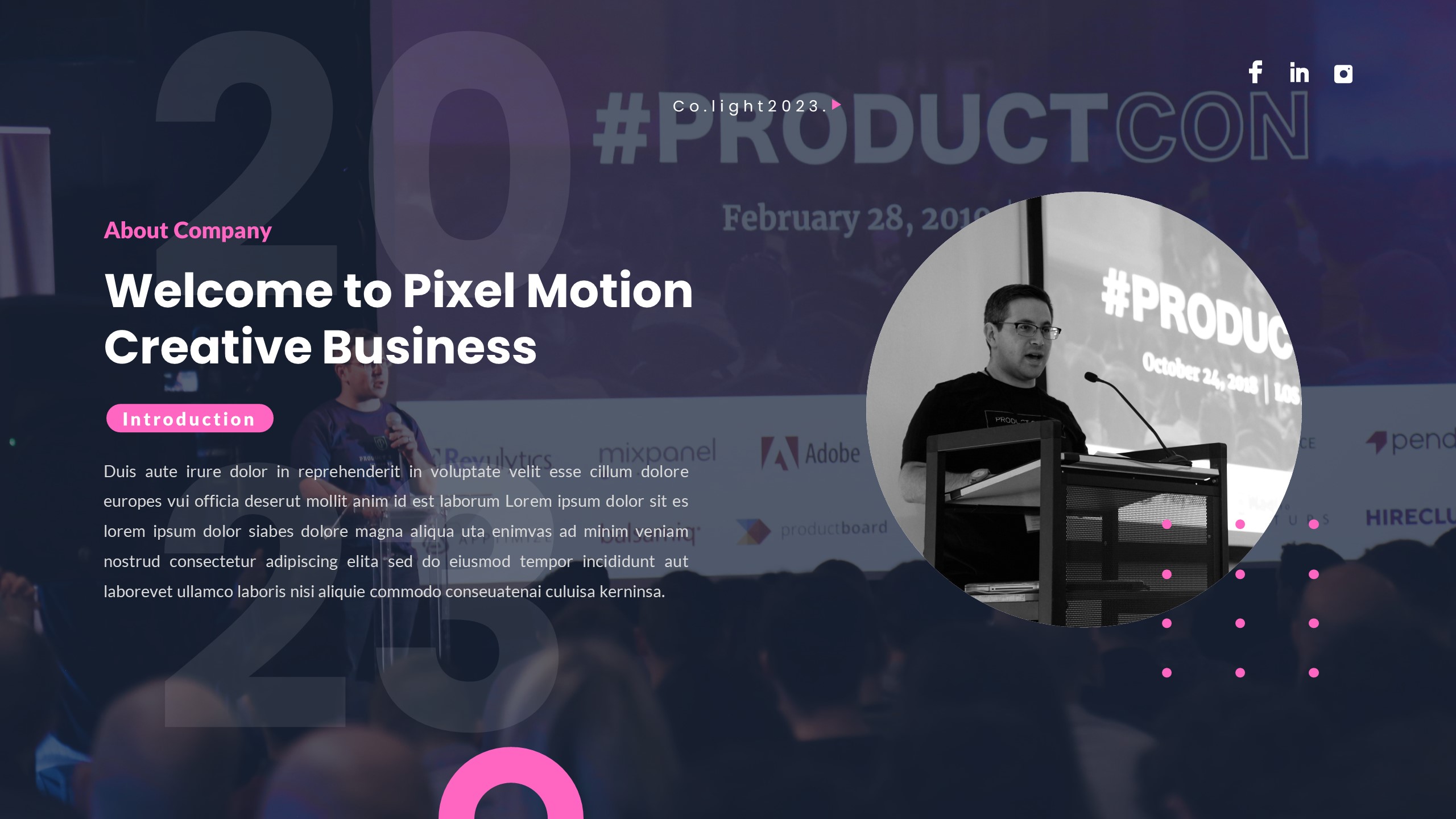 Pixel Motion Slides - Google Slides Business Plan Presentation Template ...