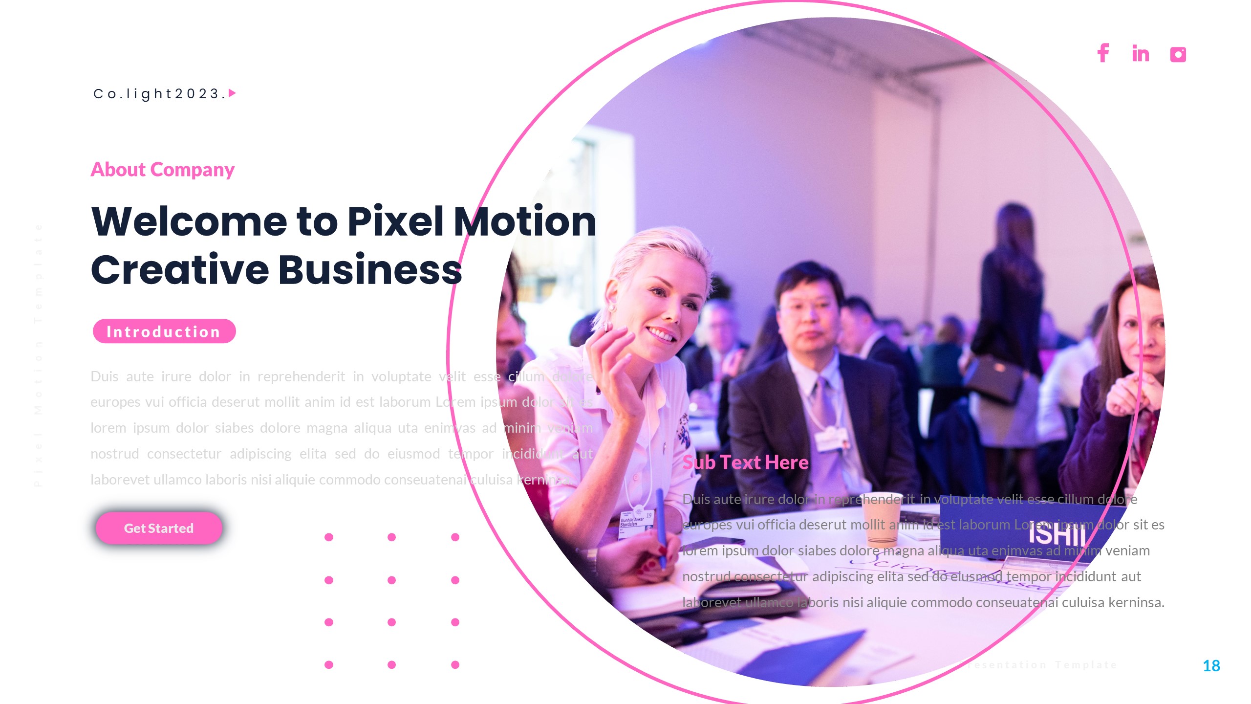 Pixel Motion Slides - Google Slides Business Plan Presentation Template ...