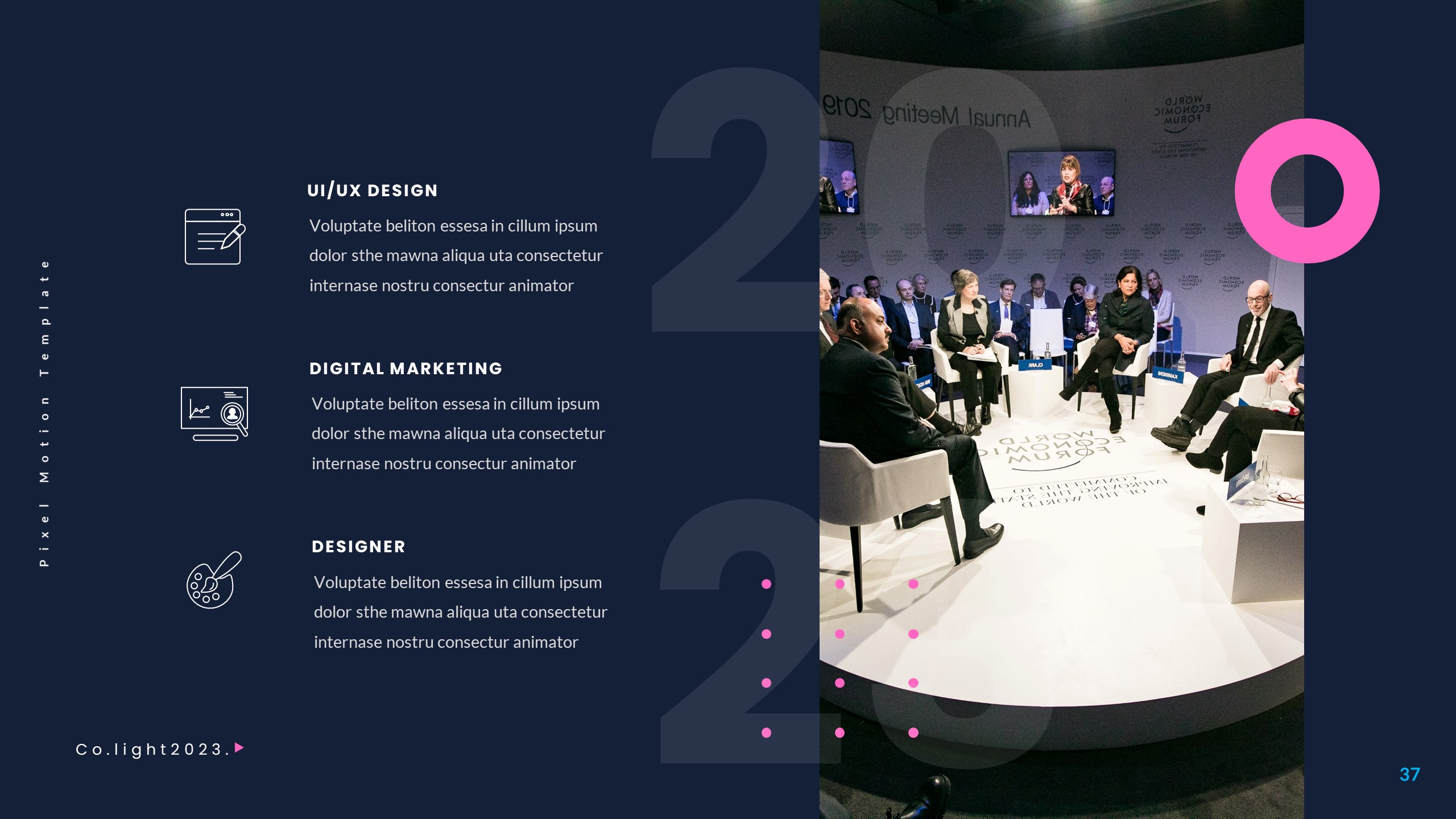 Pixel Motion Slides - Google Slides Business Plan Presentation Template ...