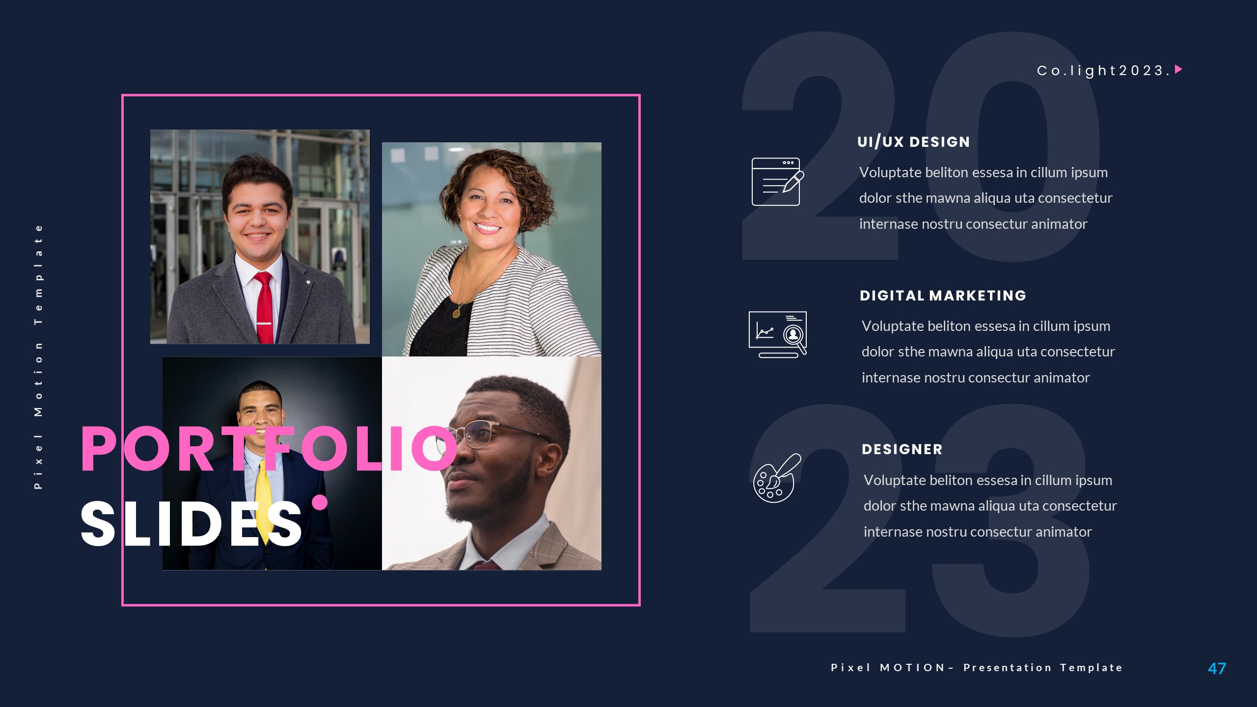 Pixel Motion Slides - Google Slides Business Plan Presentation Template ...