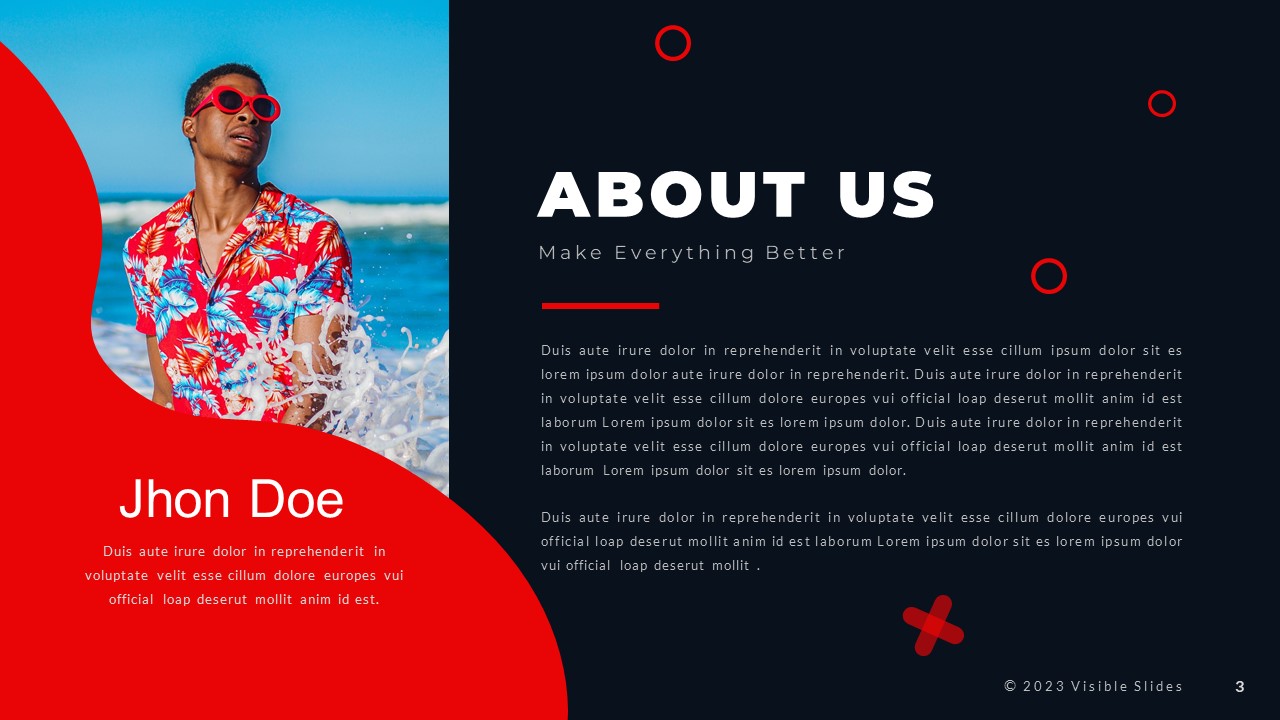 Visible Slides - Google Slides Modern Presentation Template ...