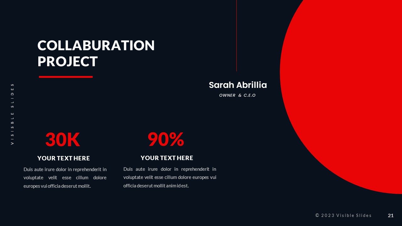 Visible Slides - Google Slides Modern Presentation Template ...