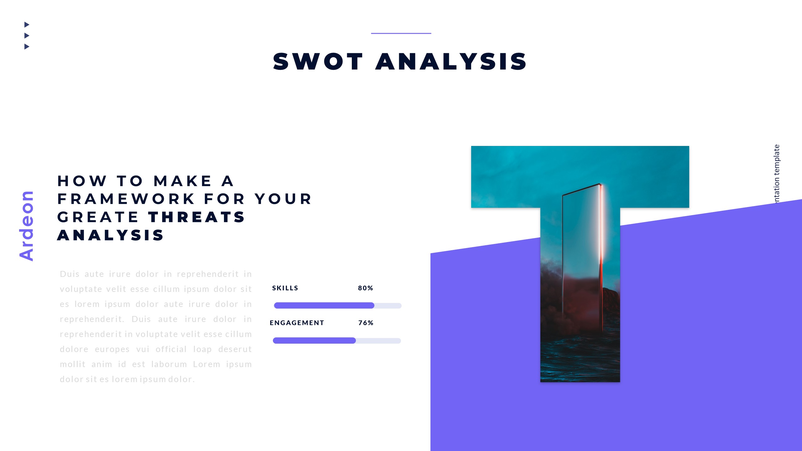 Ardeon Google Slides Presentation Modern Template, Presentation Templates
