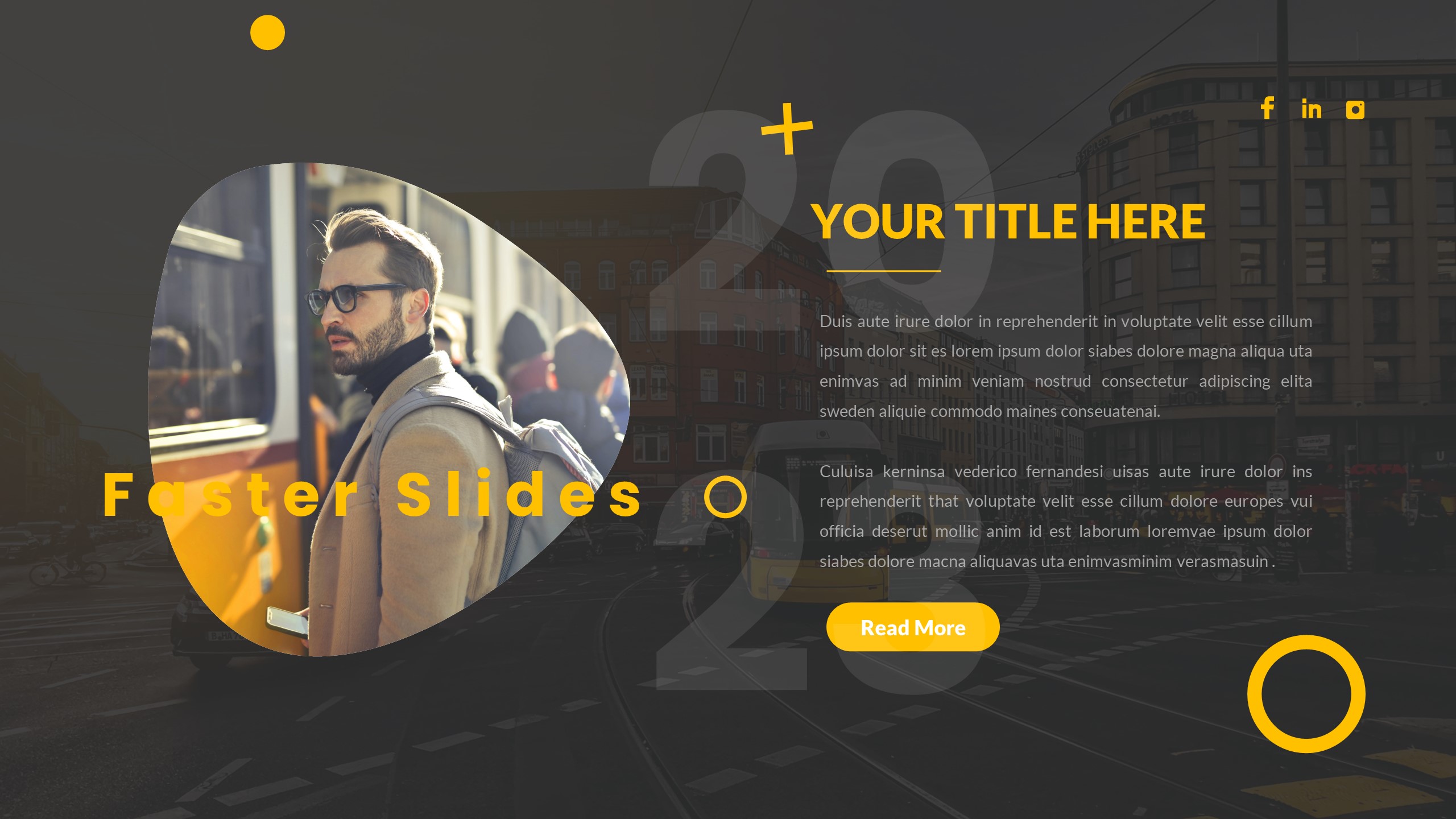 Faster Slides - Google Slides Modern Presentation Template ...