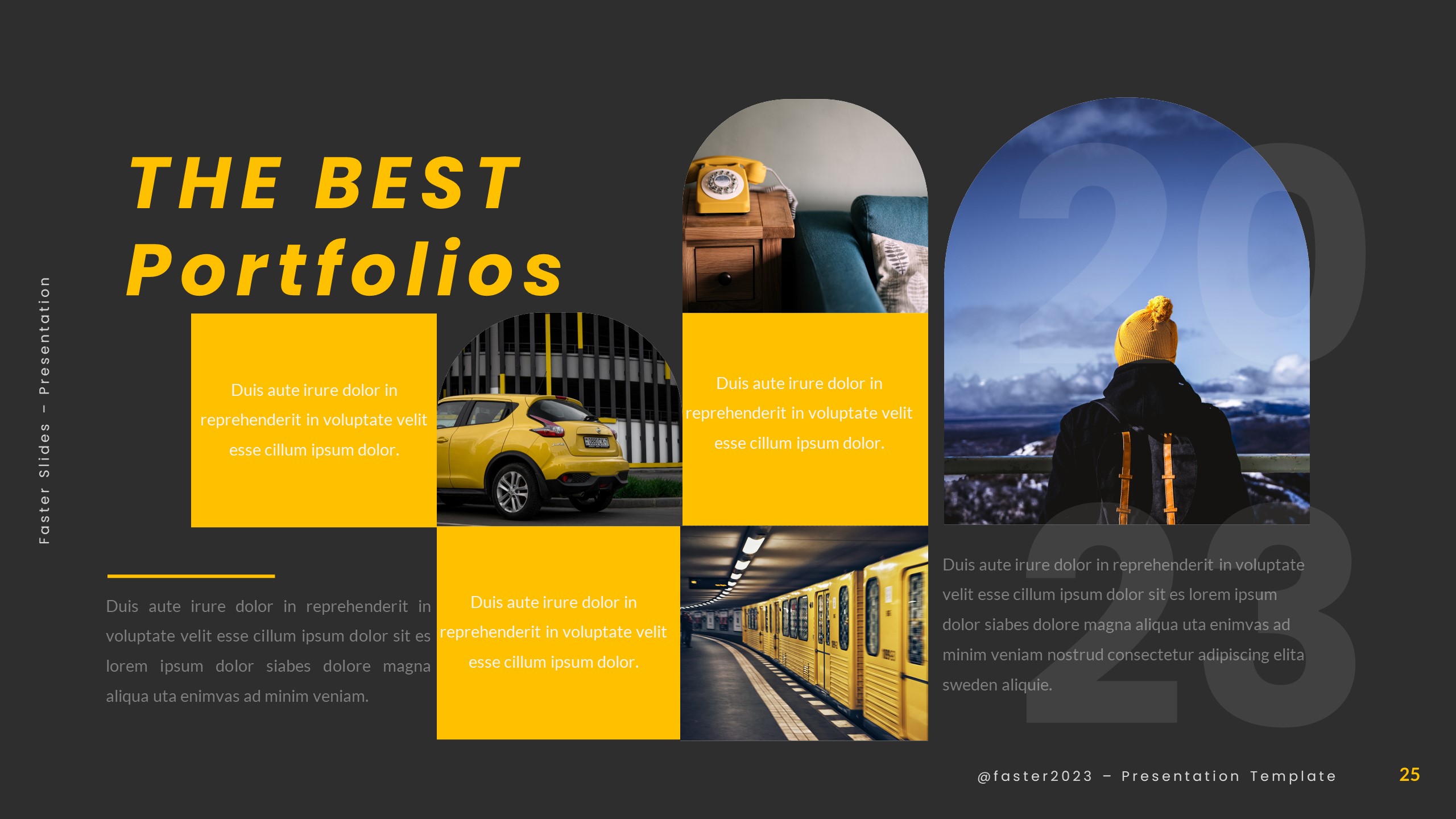 Faster Slides - Google Slides Modern Presentation Template ...