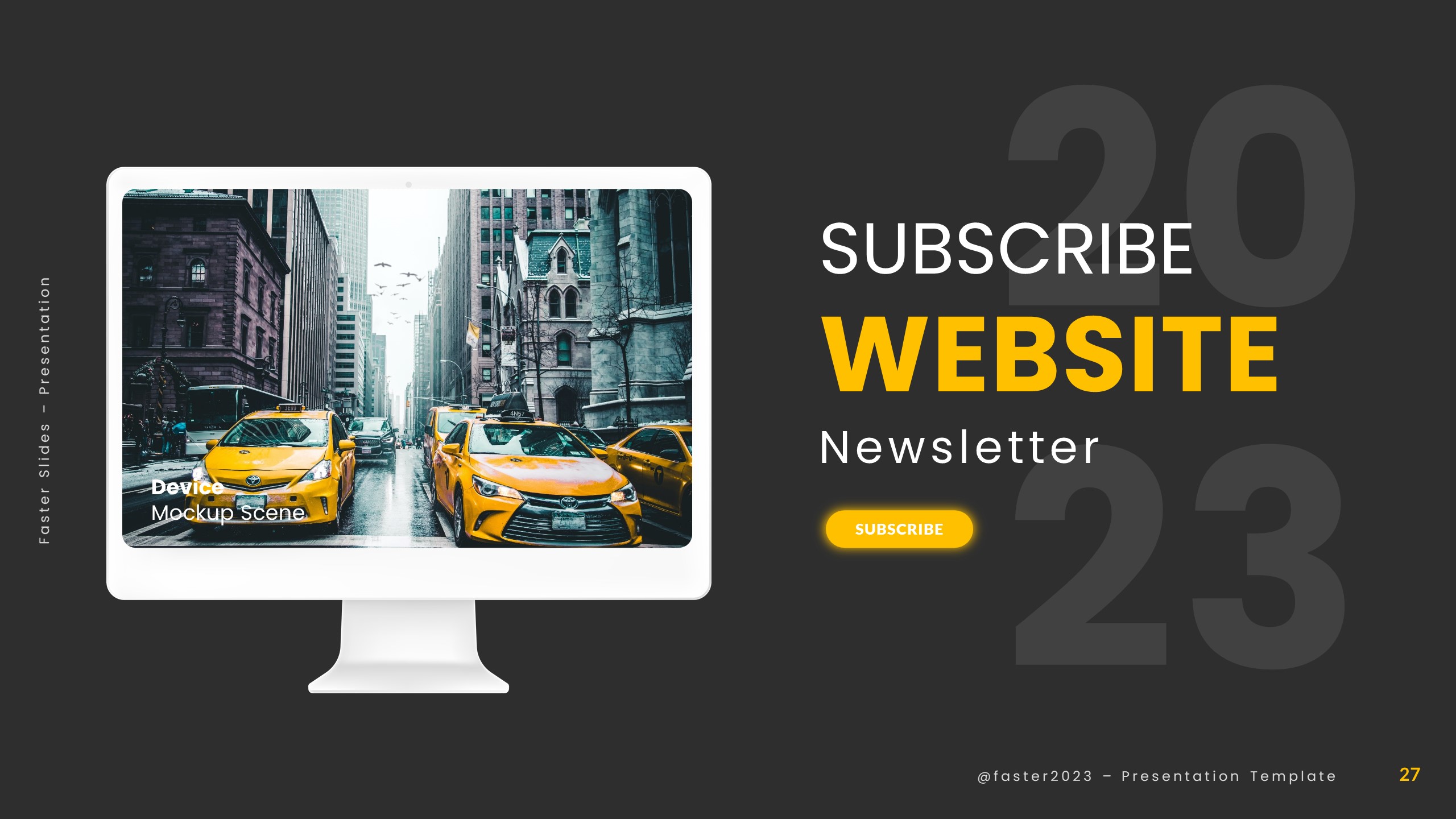 Faster Slides - Google Slides Modern Presentation Template ...