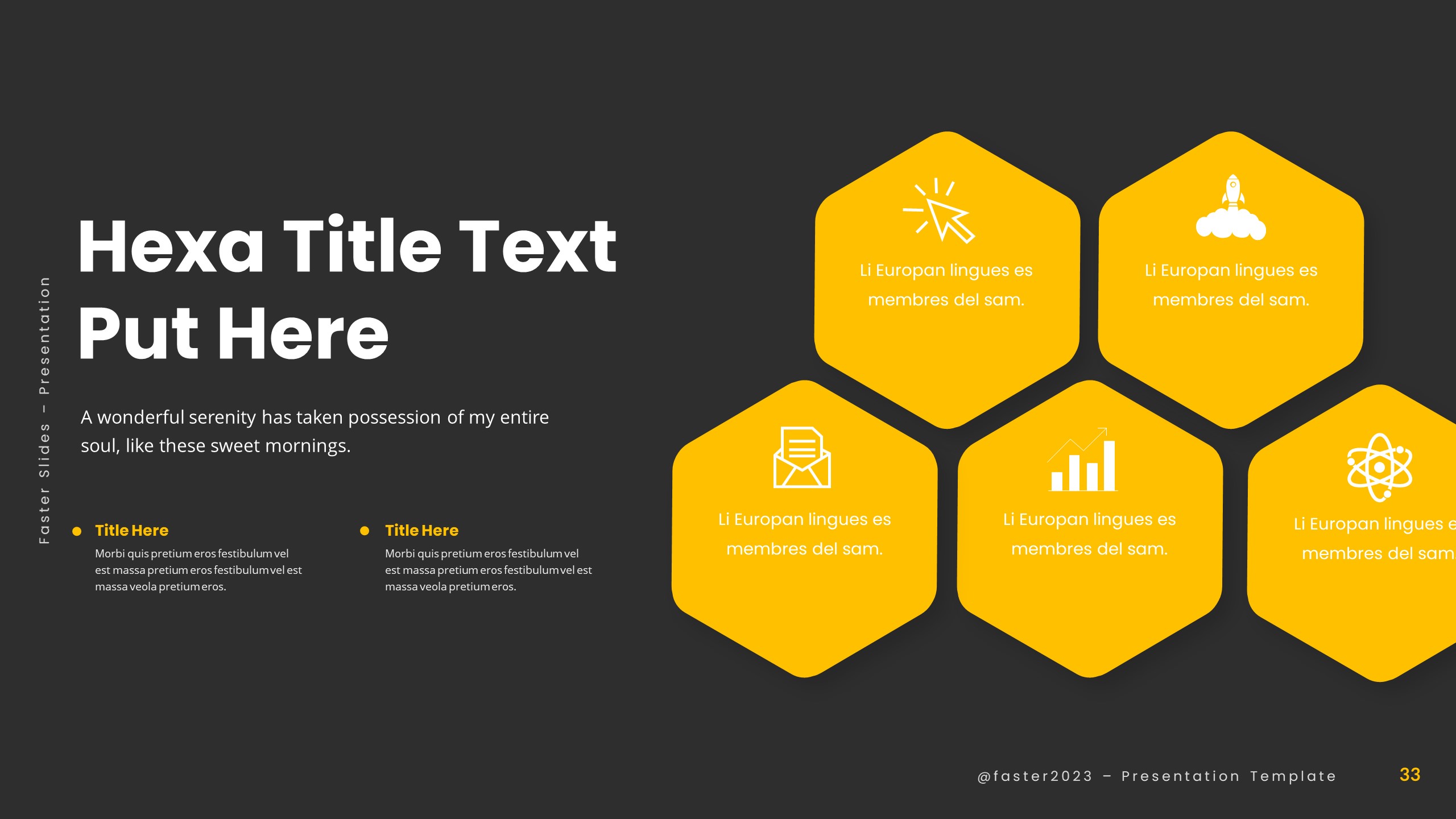 Faster Slides - Google Slides Modern Presentation Template ...