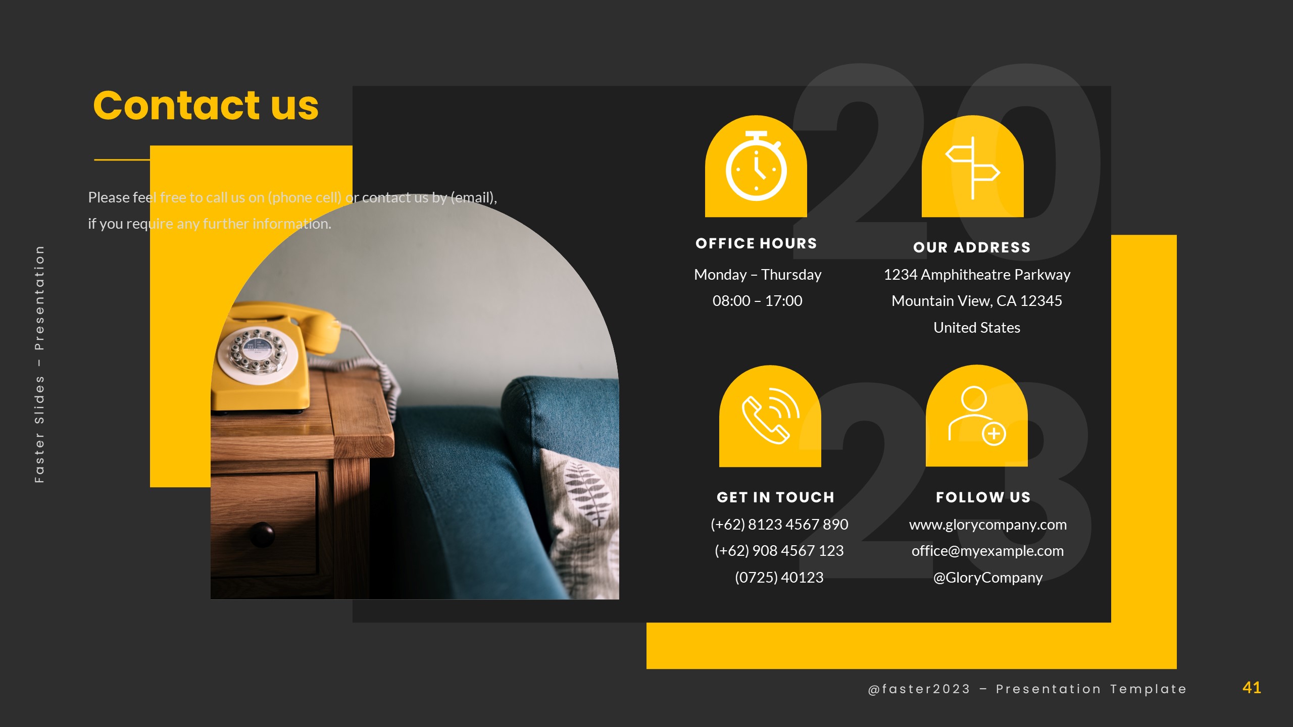 Faster Slides - Google Slides Modern Presentation Template ...