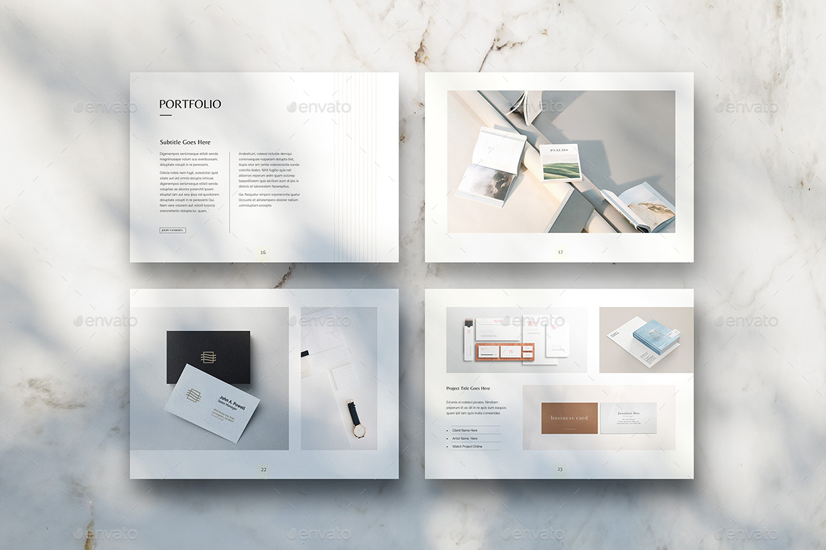 Portfolio Template, Print Templates | GraphicRiver