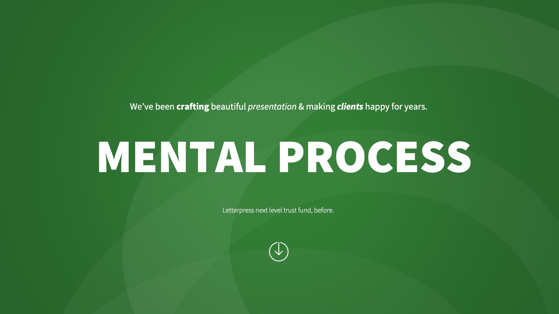 Mental Process - PowerPoint Infographics Slides, Presentation Templates